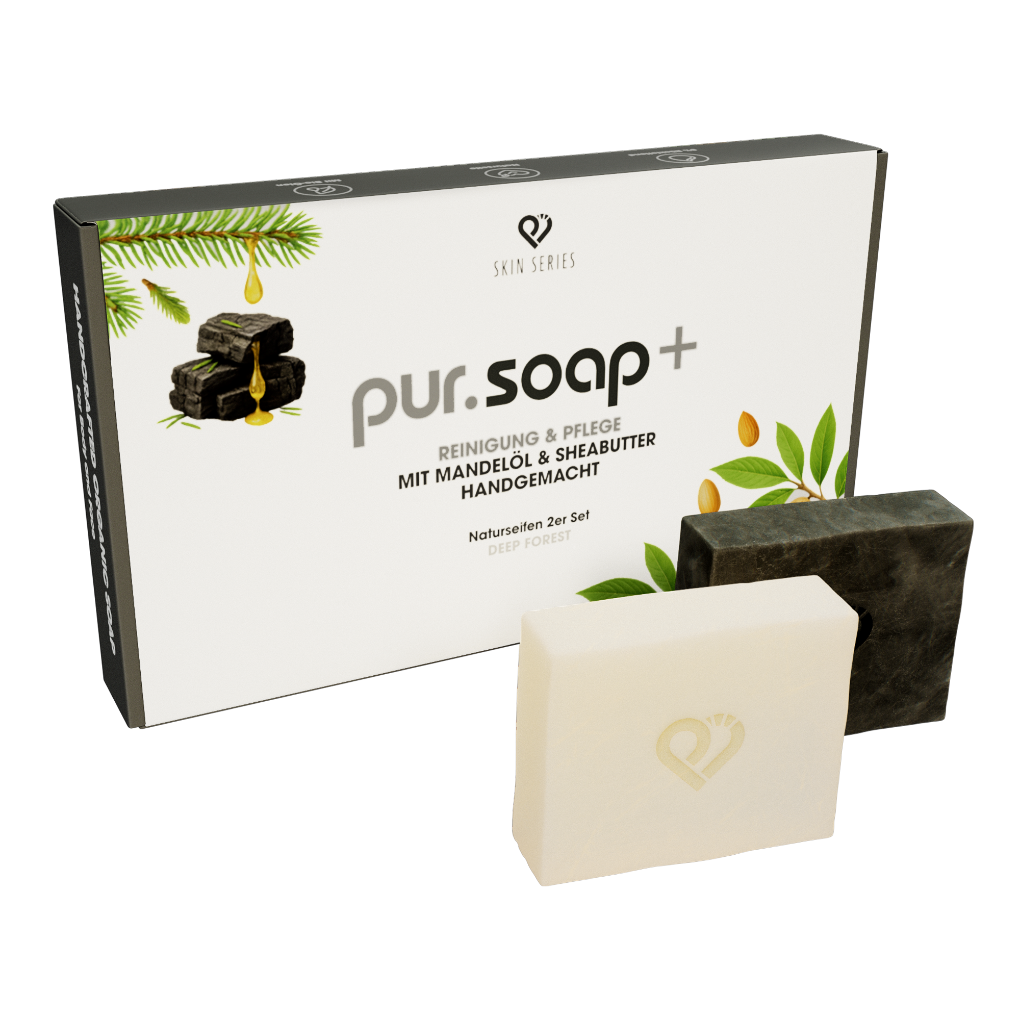 pur.soap+ Deep Forest Set | Herbe Fichte & zarte Mandel-Birke ...